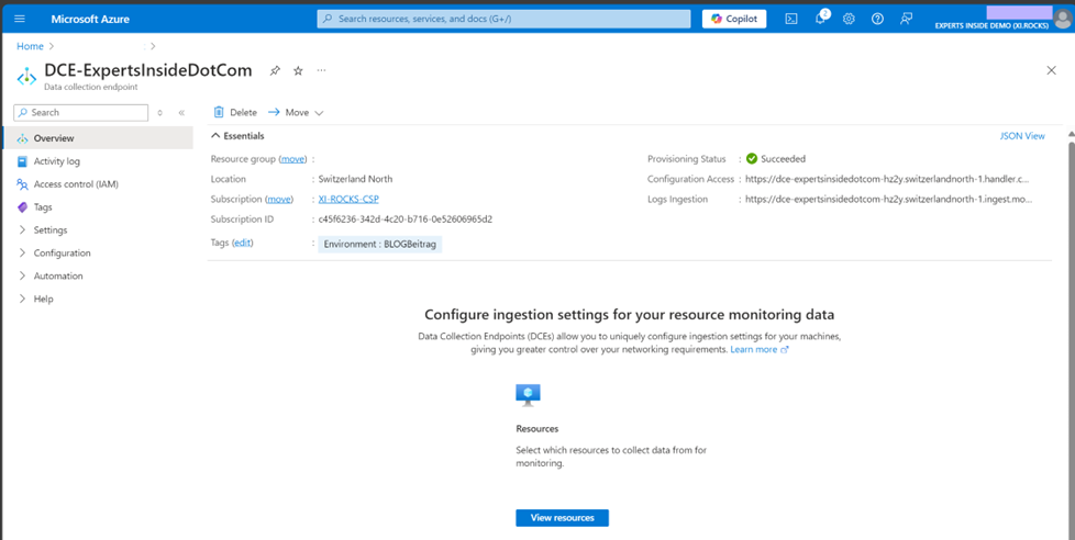 Logging mit PowerShell, Azure Automation Account und Data Collection ...